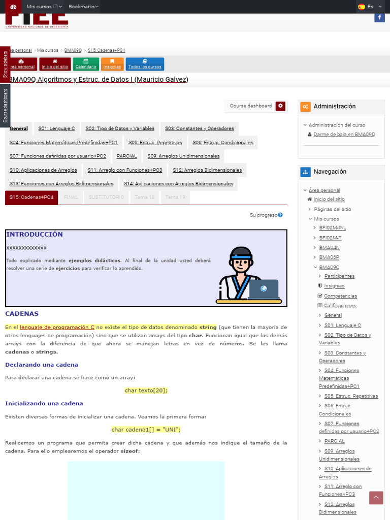 Tema - S15 - Cadenas+PC4 | PDF