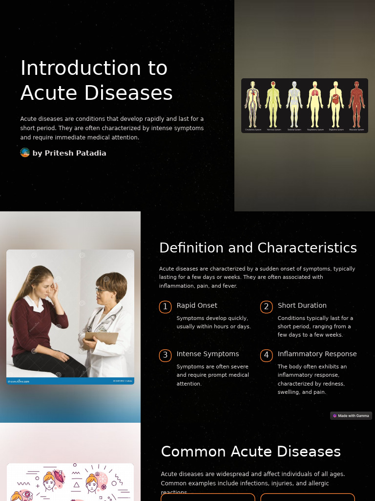Introduction To Acute Diseases | PDF | Allergy | Infection