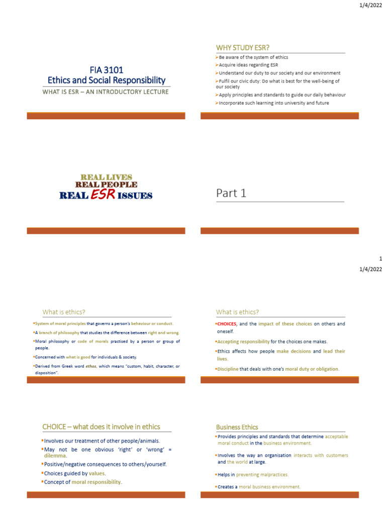 1.2 What Is ESR | PDF