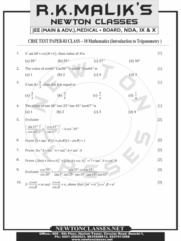 Introduction To Trigonometry T3 Bb Pdf