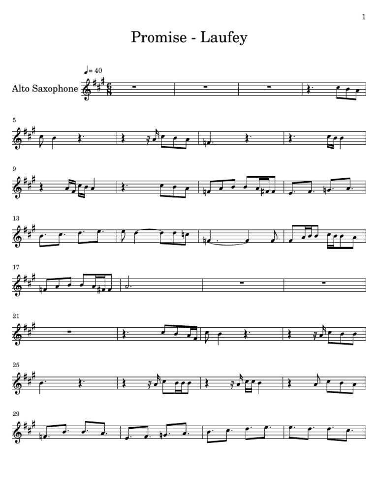Promise - Laufey | PDF