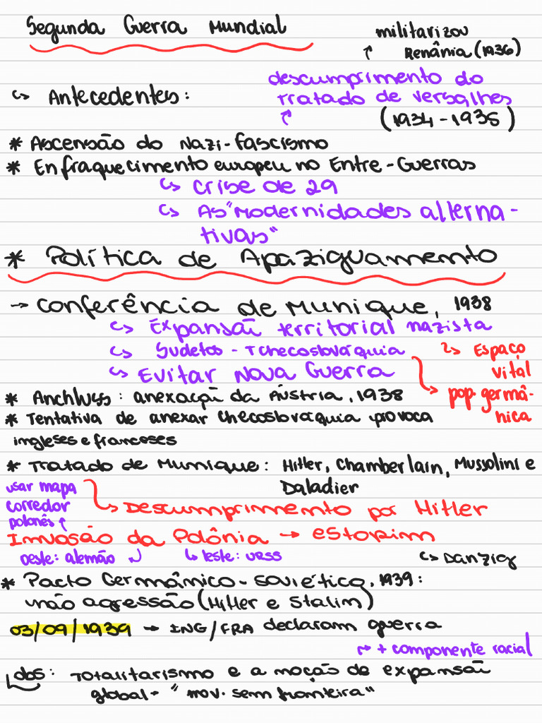 Aula 2 Guerra Mundial - 240917 - 205547 | PDF