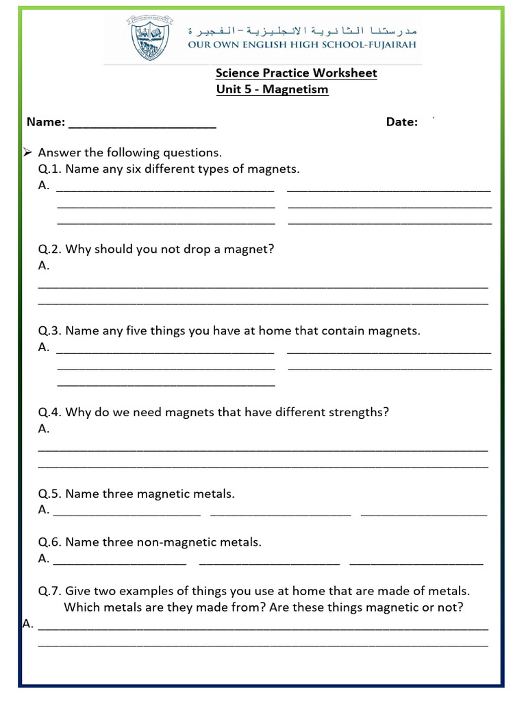 Unit 5 Magnetism ANSKY | PDF