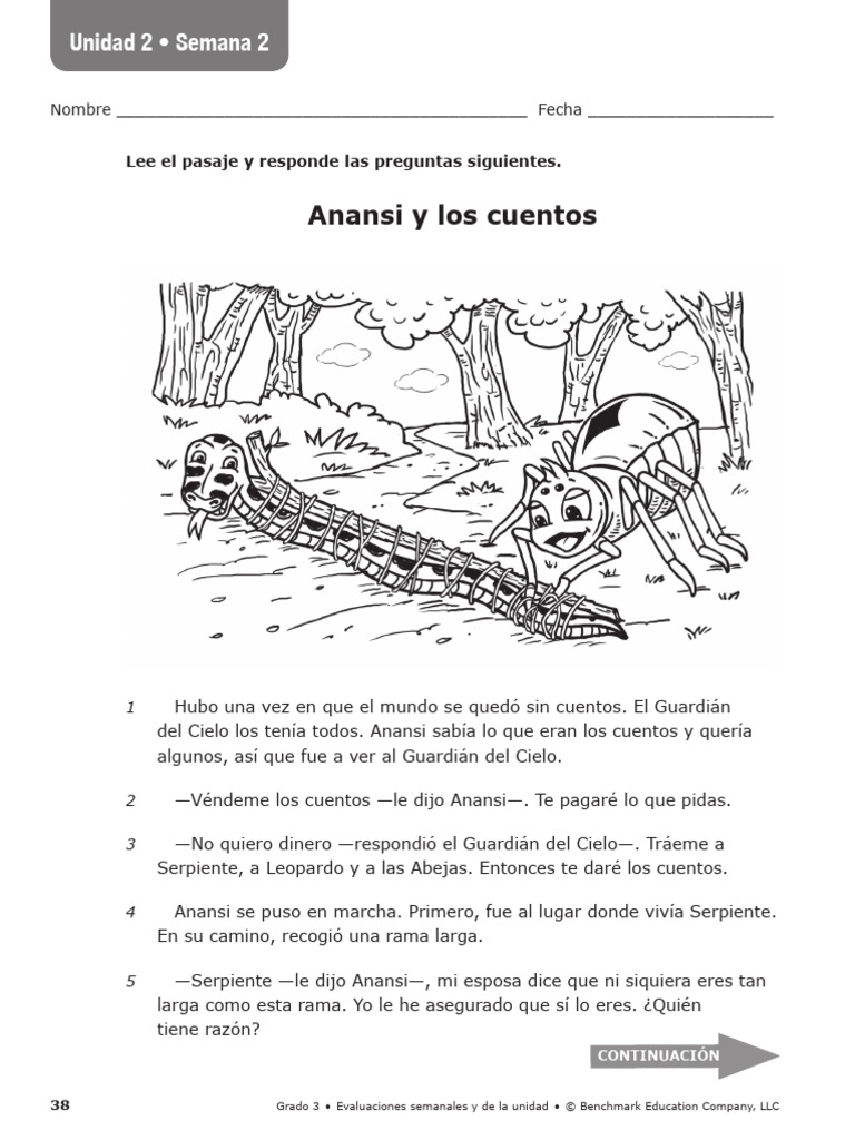 Benchmark Tercer Grado | PDF