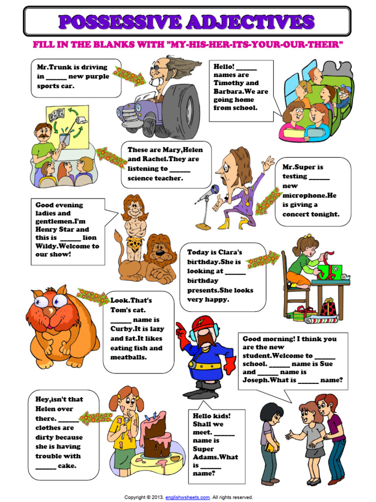 Possessive Adjectives | PDF