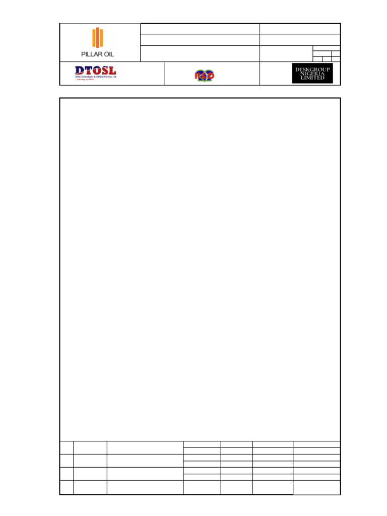 Pil Dtosl 56 Sep2 Pip 05 - r01 Piping Tie in List | PDF