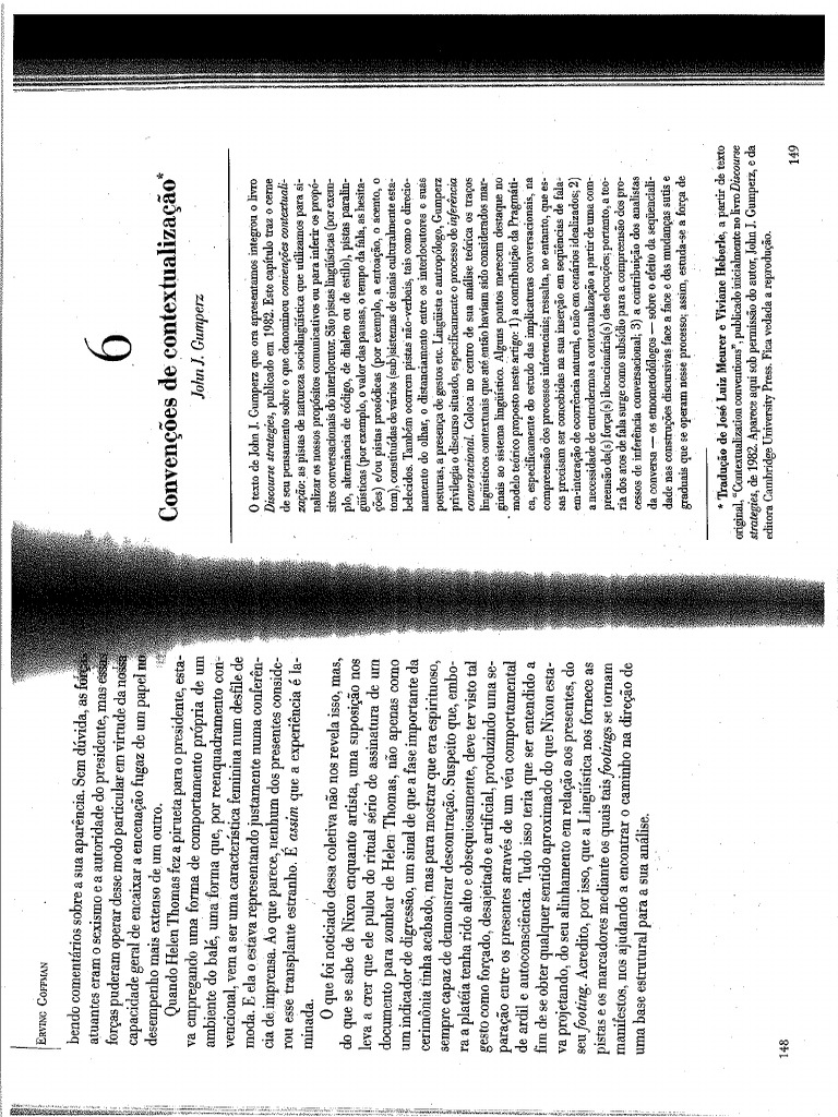 3 Gumperz,+J.+J.+ (2002) .+convenções+de+contextualização | PDF