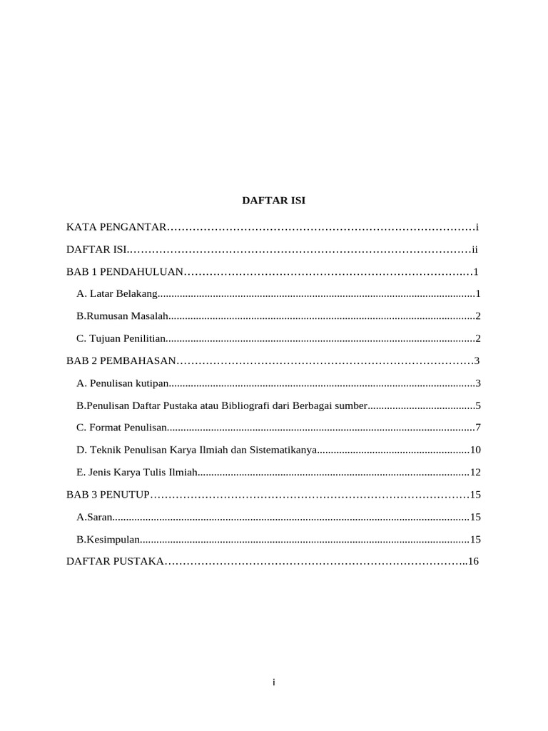Teknik Penulisan Karya Tulis Ilmiah | PDF
