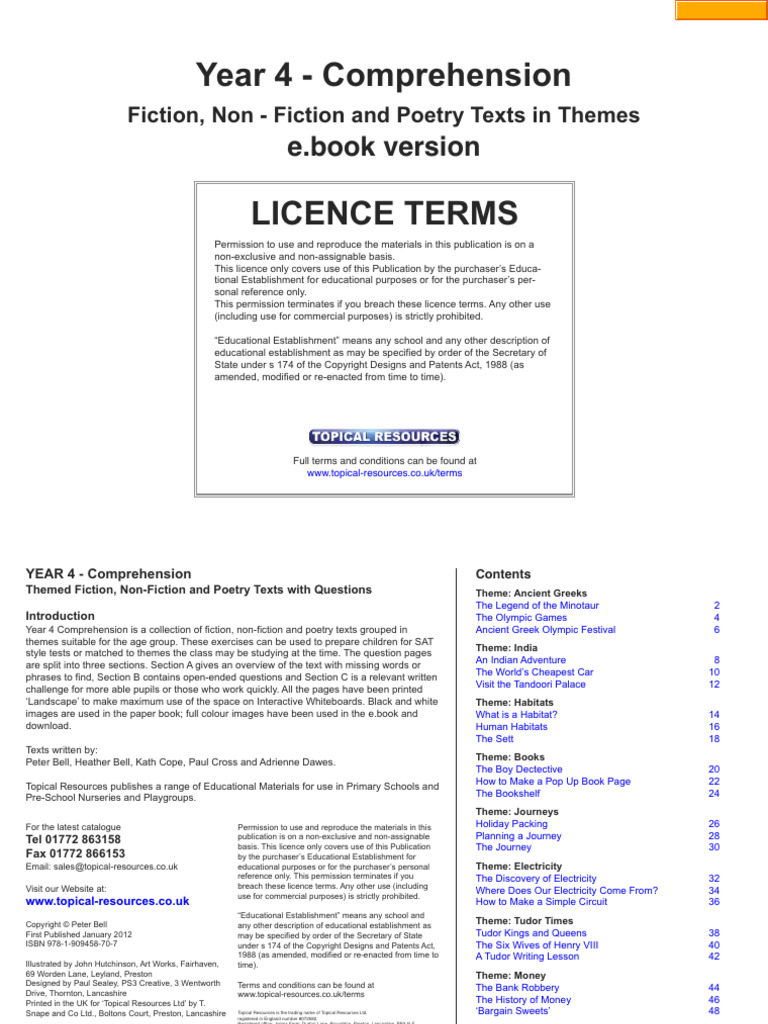 Comprehension Passage | PDF