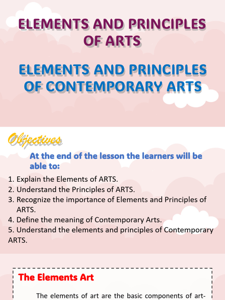 02 Elements and Principles Week2 | PDF
