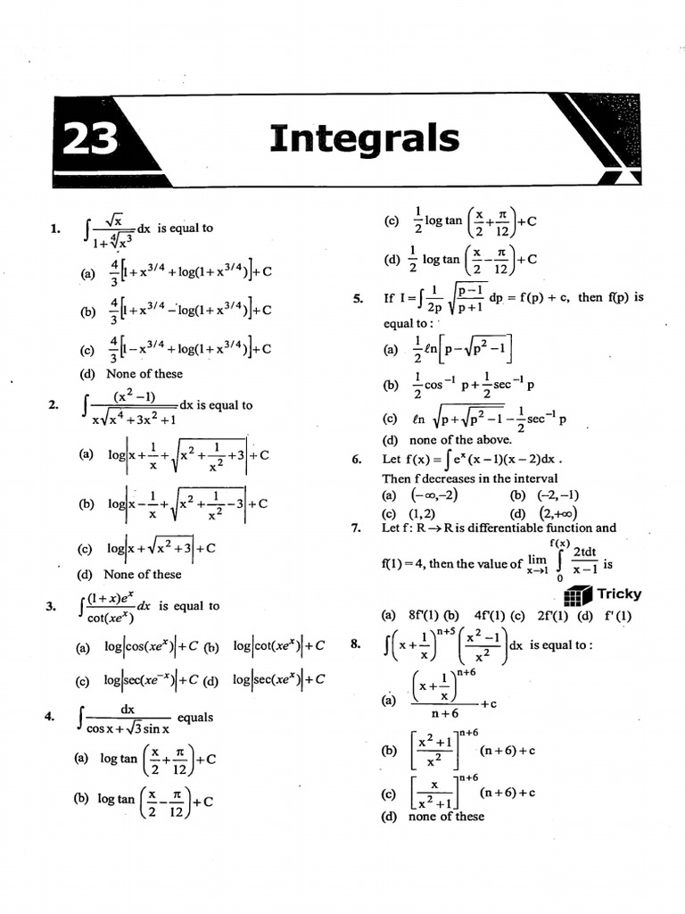 Integration Sheet | PDF
