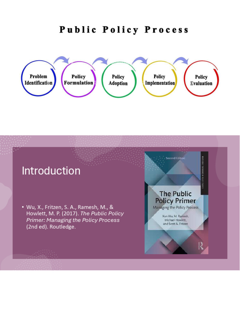 Public Policy Process | PDF