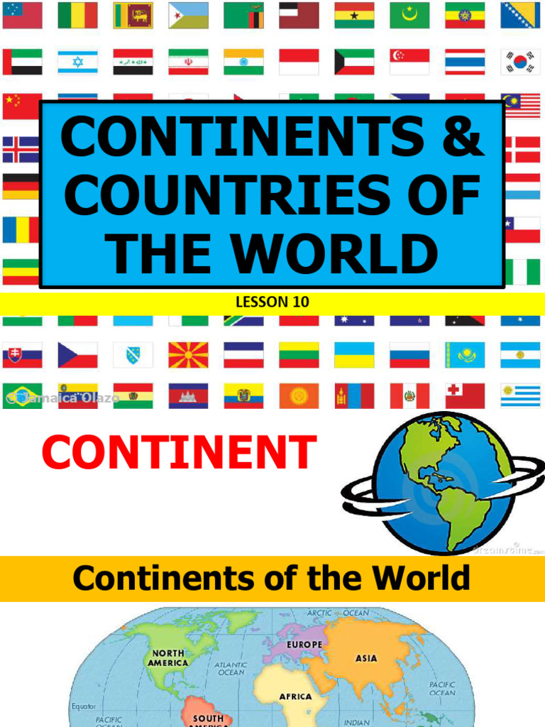 Continents Countries of The World | PDF