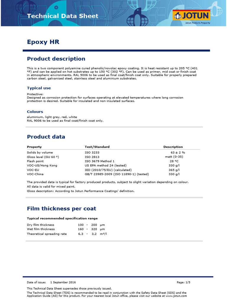 Epoksy HR | PDF