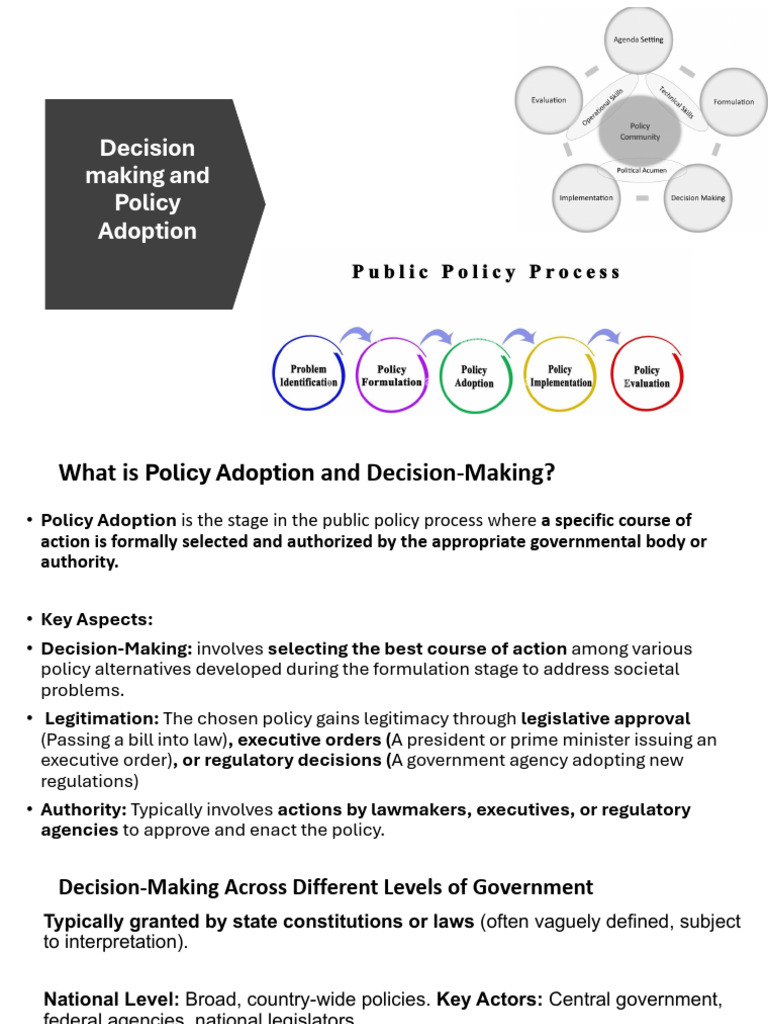 Policy Adoption | PDF