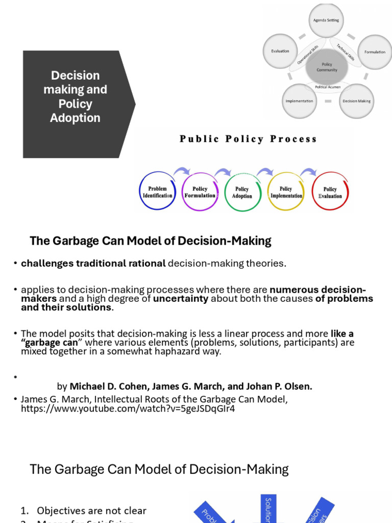 Decision Making and Policy Implementation | PDF