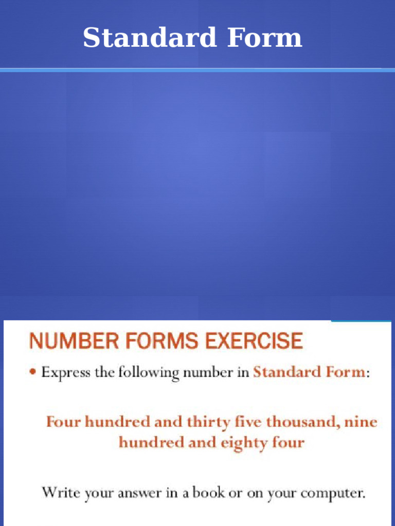 Standard+compare+round Numbers | PDF