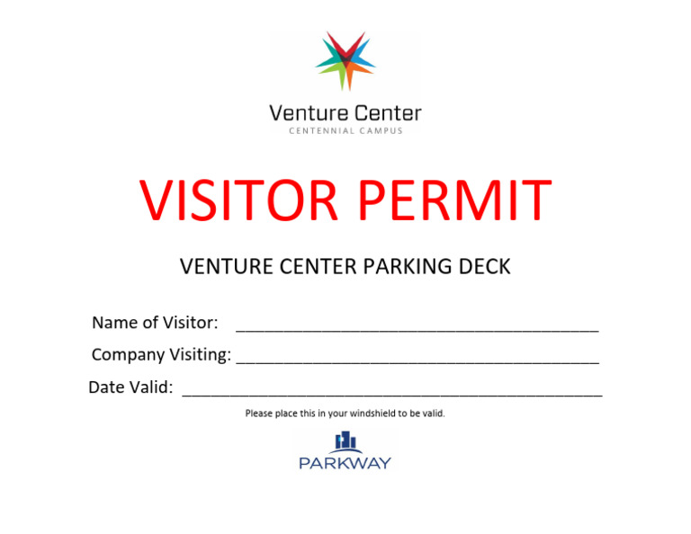 Visitor Parking Pass | PDF