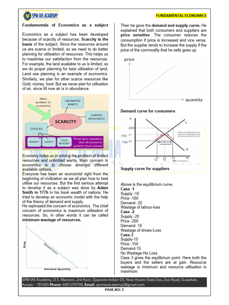 Fundamental Economics - PDF 1 | PDF