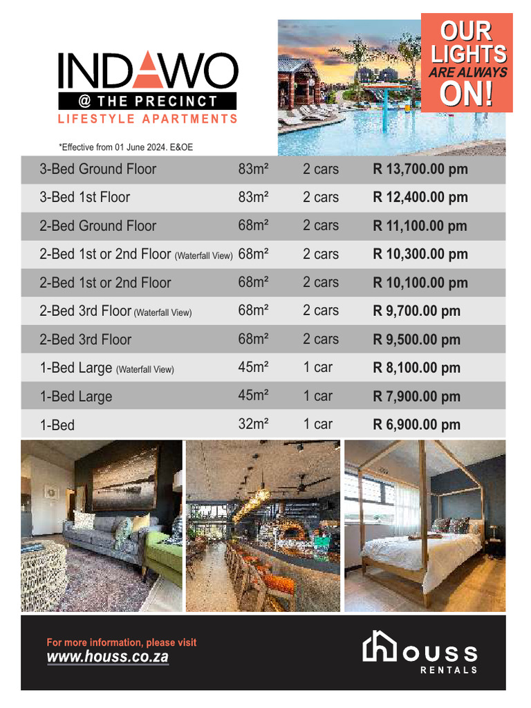 Indawo Pricelist Q3 2024 270524 | PDF