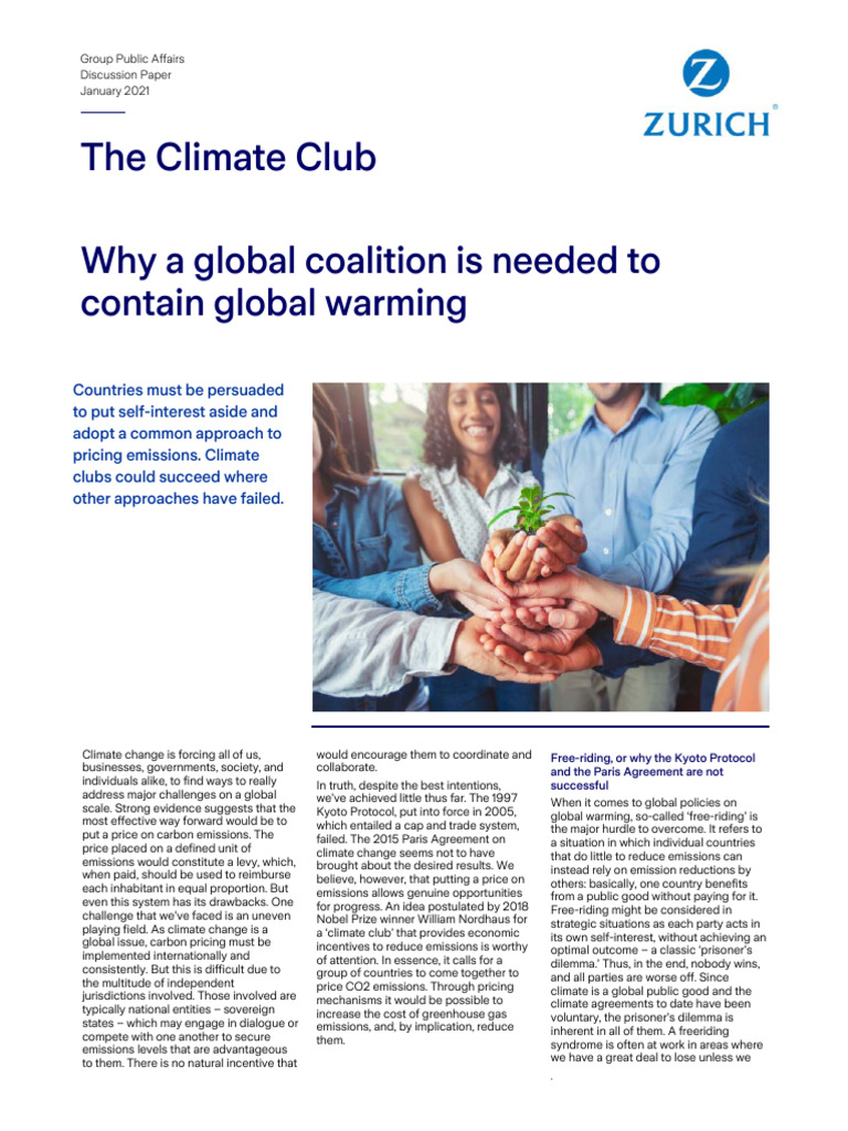 The Climate Club | PDF