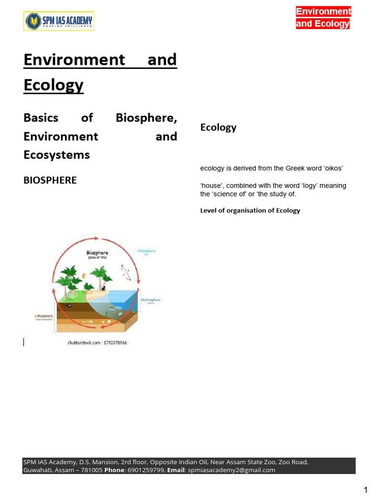Environment and Ecology Full | PDF