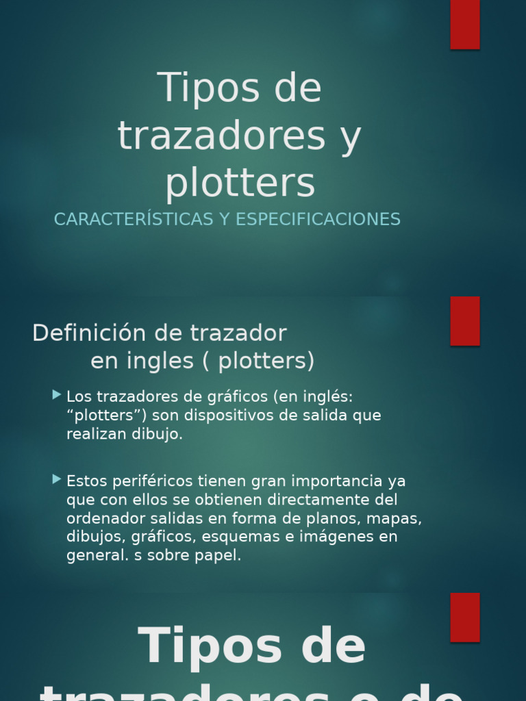 Tipos de Trazadores YPlotters | PDF
