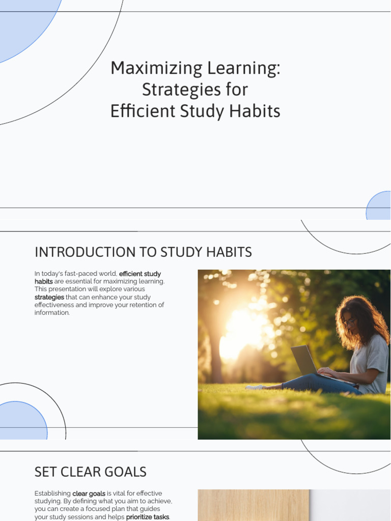 Maximizing Learning Strategies For Efficient Study Habits | PDF