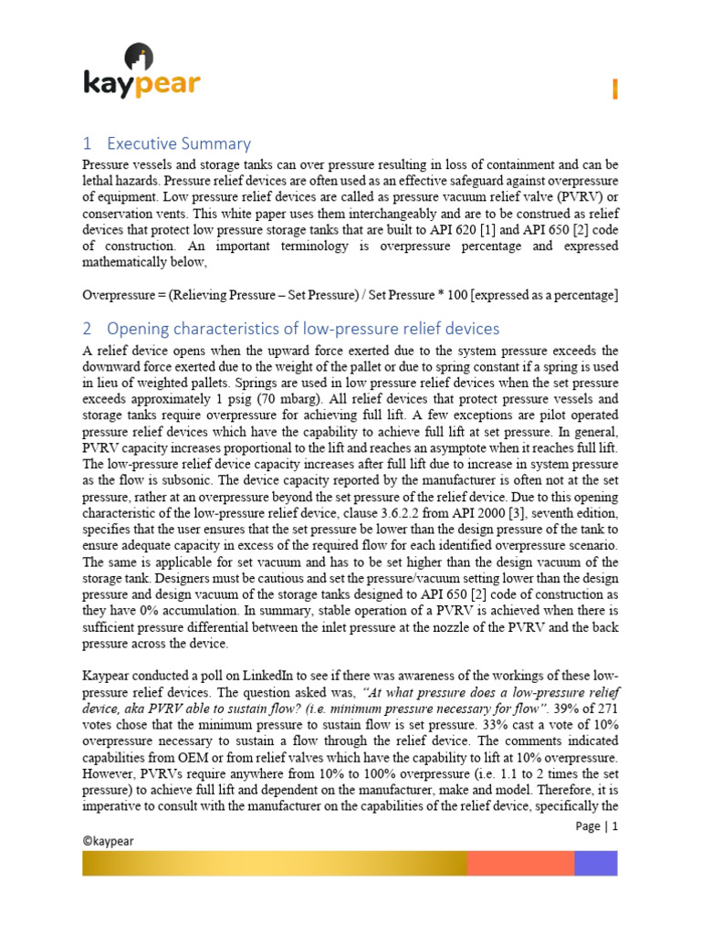 2021-06-04 Determination of PVRV Capacity | PDF