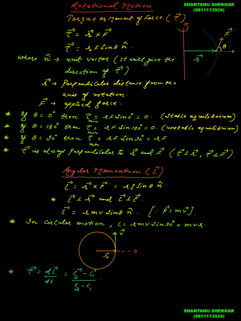 Rotational Motion | PDF