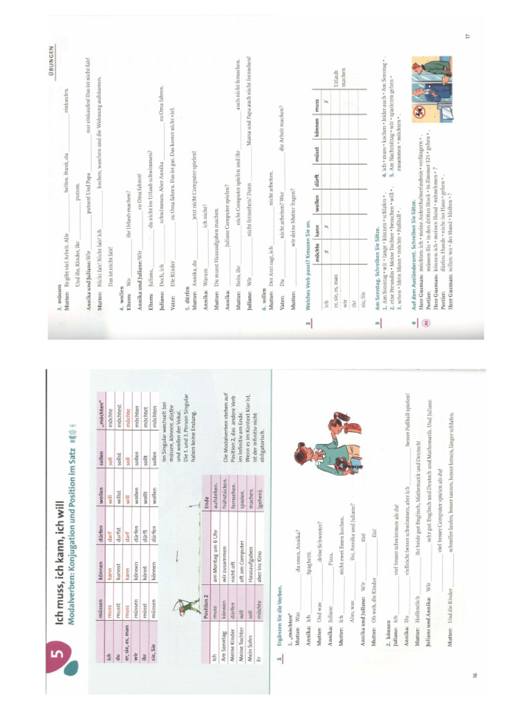 A1 Modalverben de Gramm - Aktiv | PDF