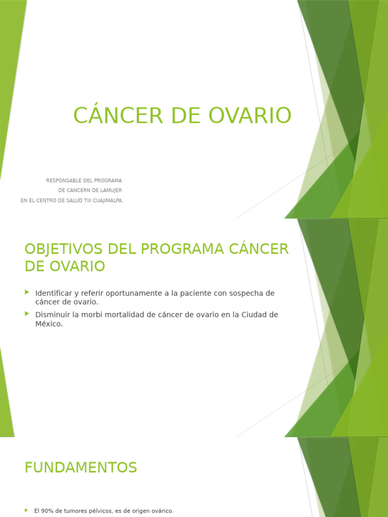Cáncer de Ovario | PDF