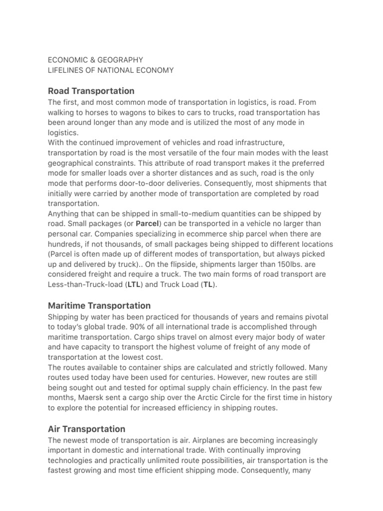 Economic & Geography | PDF