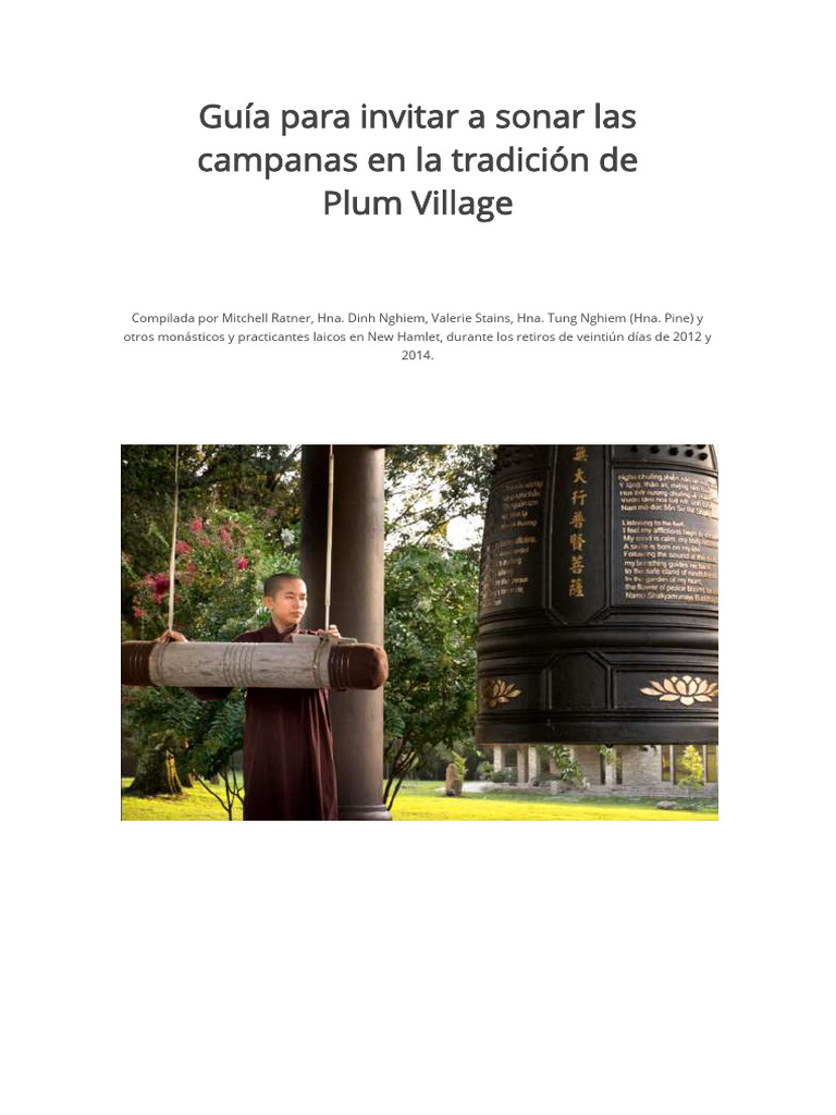 Guia para Invitar A Sonar Las Campanas en La Tradicion de Plum | PDF | Arte