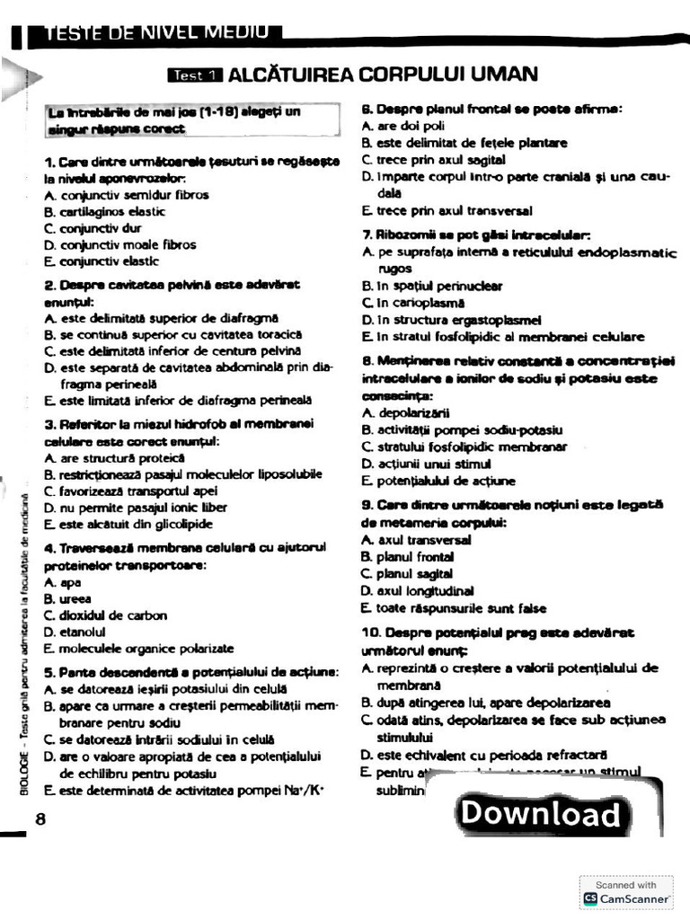 Grile Celula Carte Corint | PDF