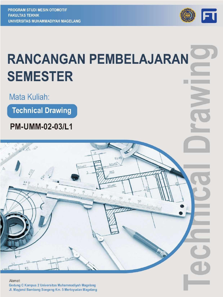 Rps-Technical-Drawing-Menggambar Teknik-Mo-Unimma-2022 | PDF