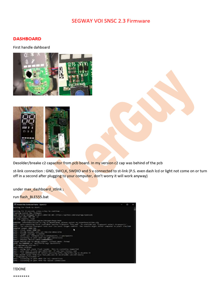 SEGWAY VOI SNSC 2.3 en | PDF