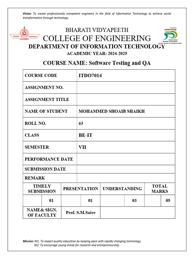 Stqa Front Page | PDF