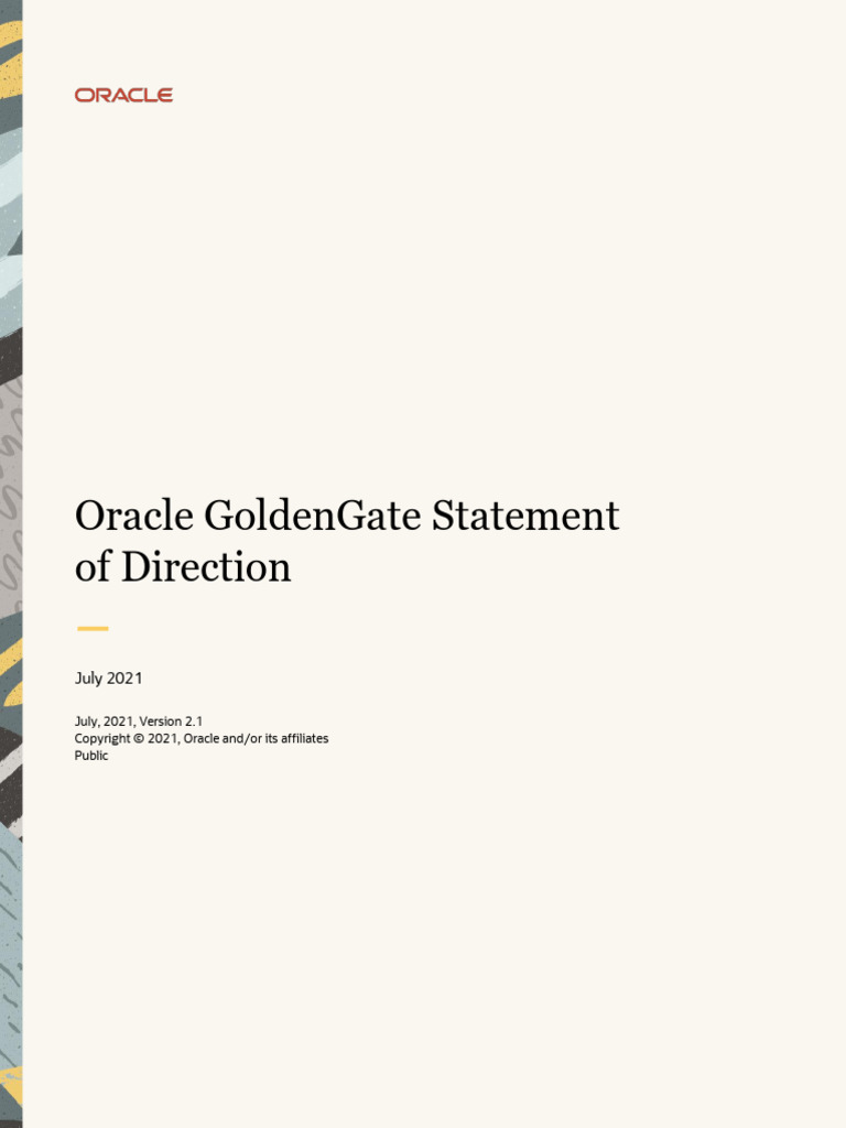 Statement of Direction Gg 132120 | PDF