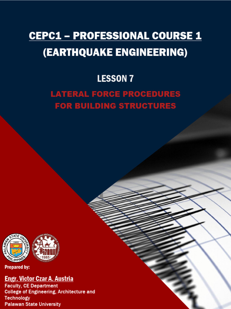 Lesson 7 - Lateral Force Procedures For Building Structures | PDF