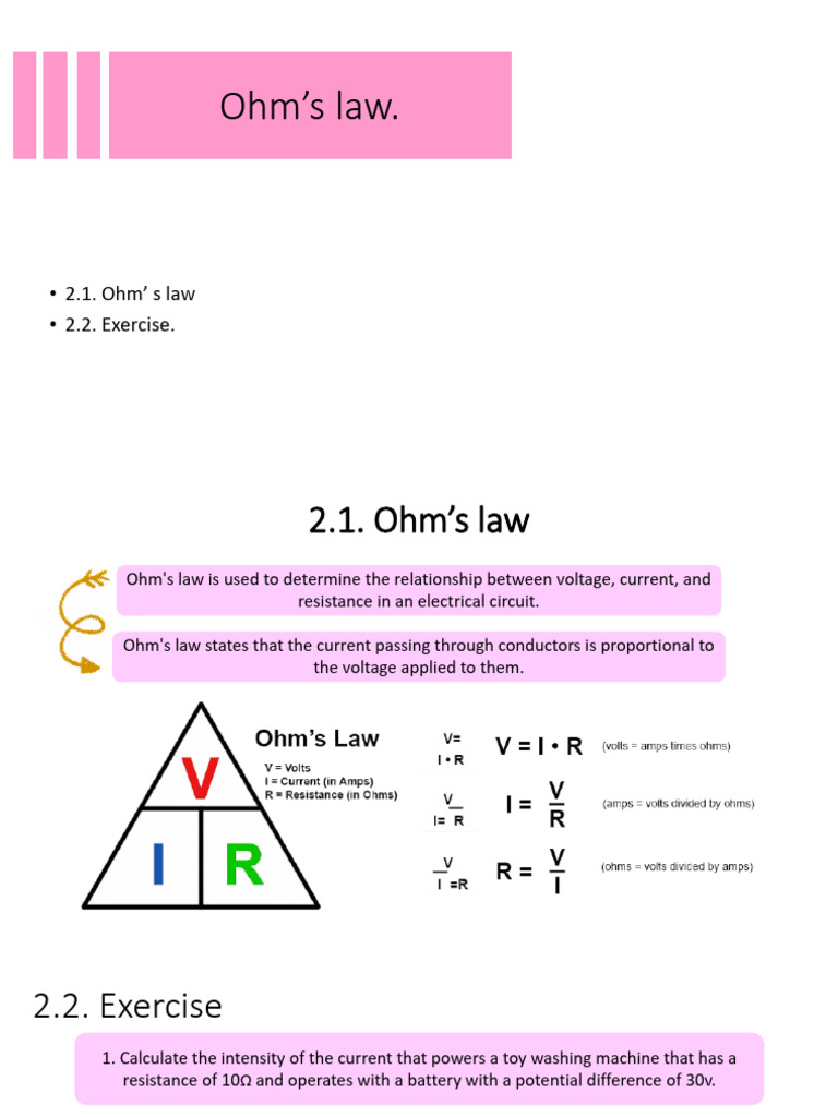 Ohm's Law - Elec | PDF