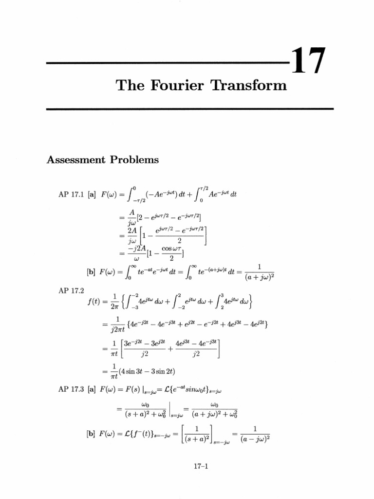 Solution of Nilson - Cap17 | PDF