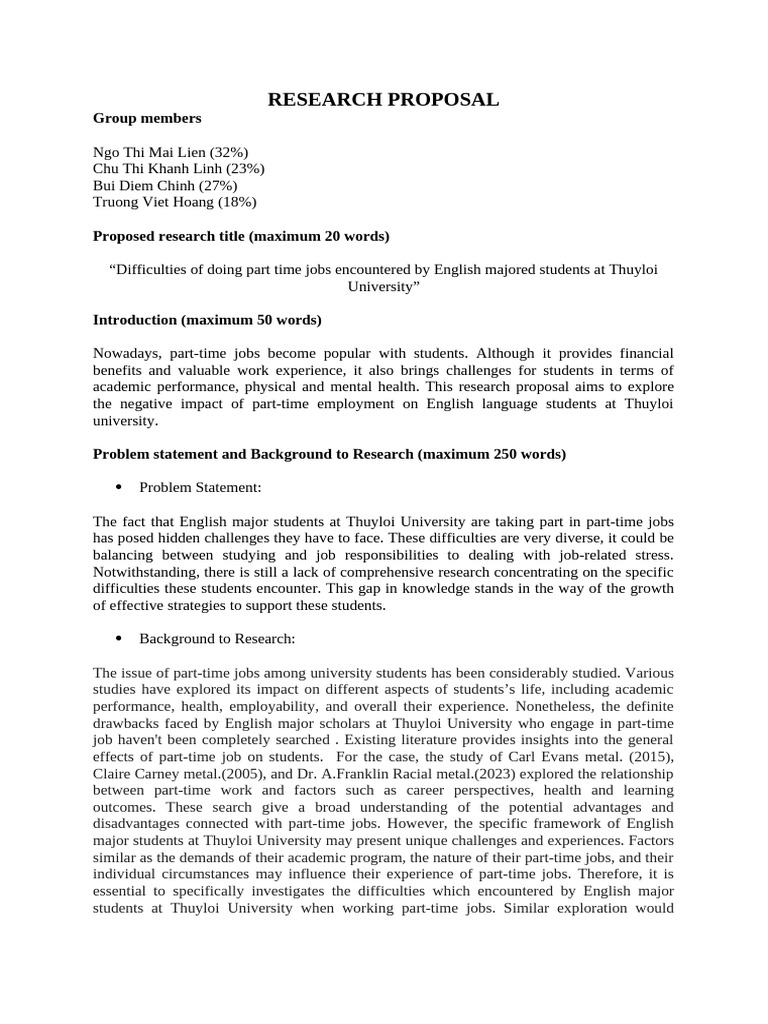 Research Proposal Group-2 | PDF