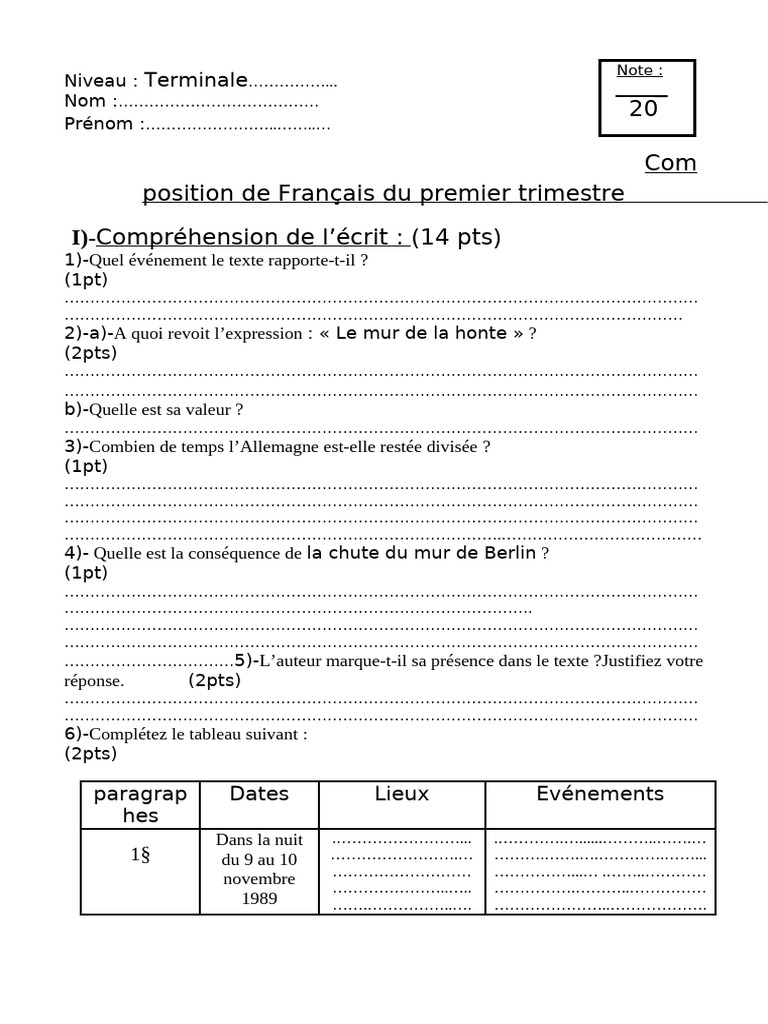 Compo 3as Sciences | PDF