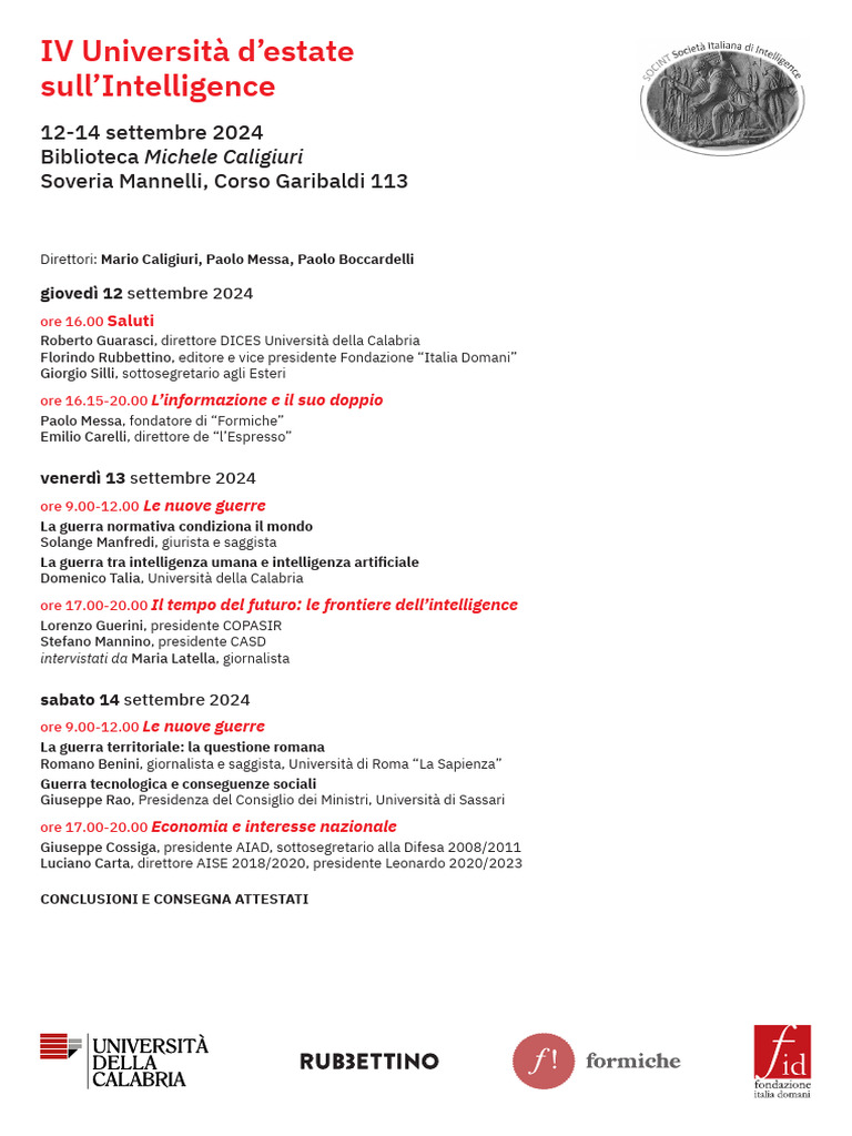 Università d’estate-2024-programma-1 | PDF