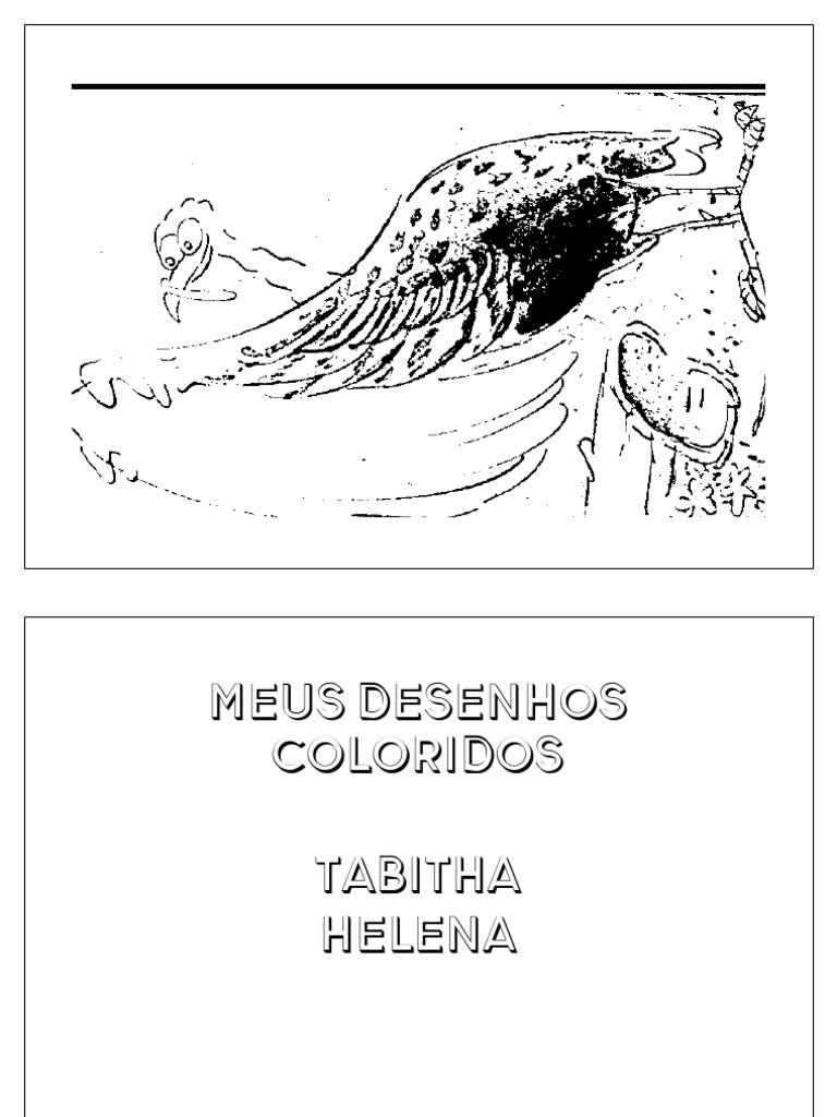 Peru de Peruca para Colorir | PDF