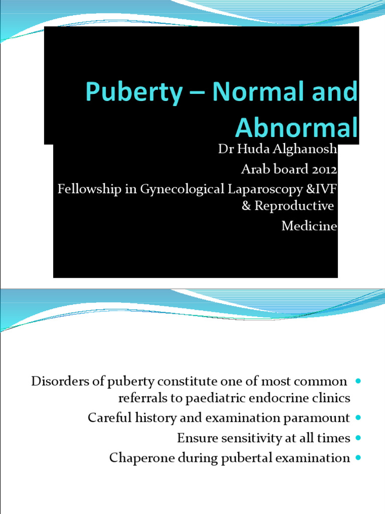 PUBRTY | PDF