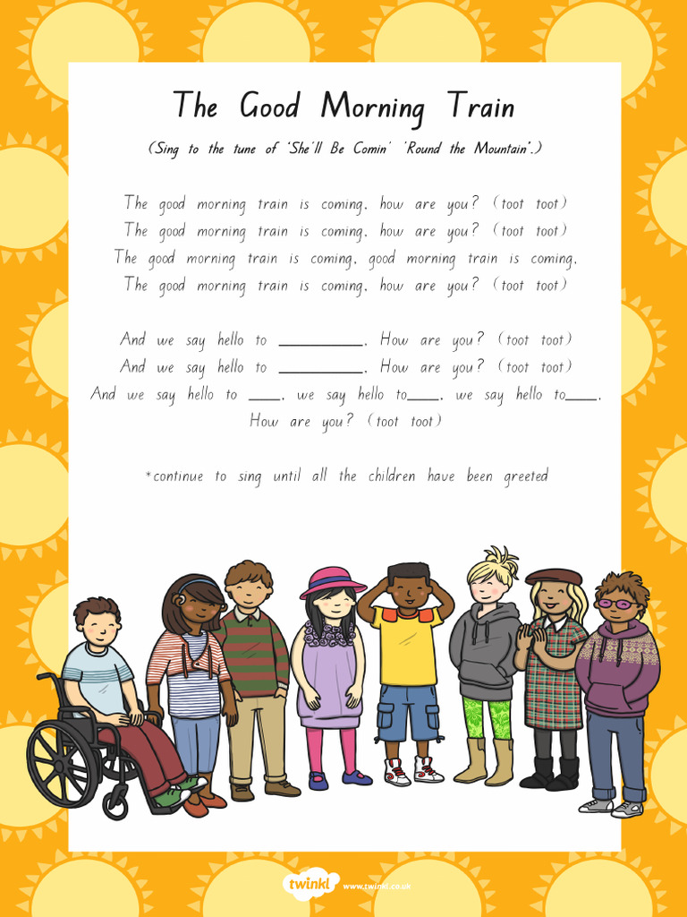 NZ T T 252705 The Good Morning Train Song Ver 2 | PDF