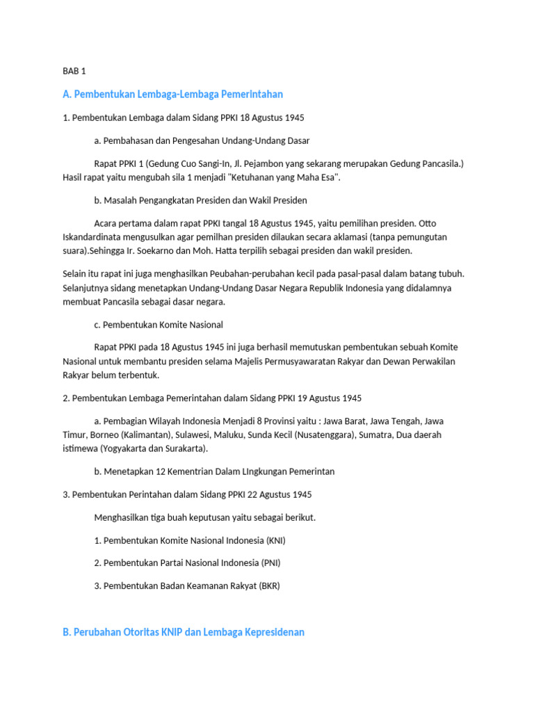 Materi PTS Sej Xii | PDF