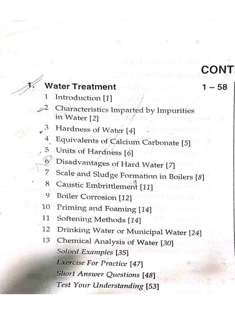 Module 1 Water Treatment | PDF